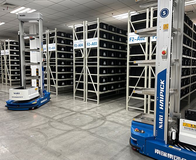 NARI 에너지 및 전력 프로젝트 원자재 창고 | HAI ROBOTICS