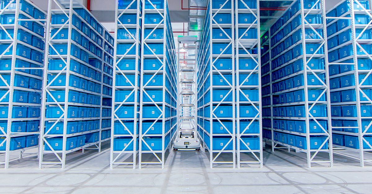 Pusat Pengedaran Farmaseutikal Automatik Zhongzhi | Hai Robotics