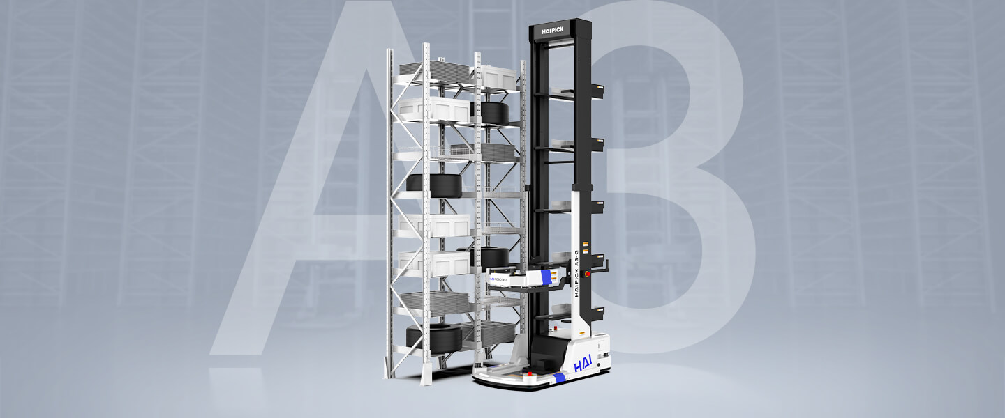HAIPICK A3 Fork-Lifting ACR, Autonomous Mobile Robot for Warehouse ...